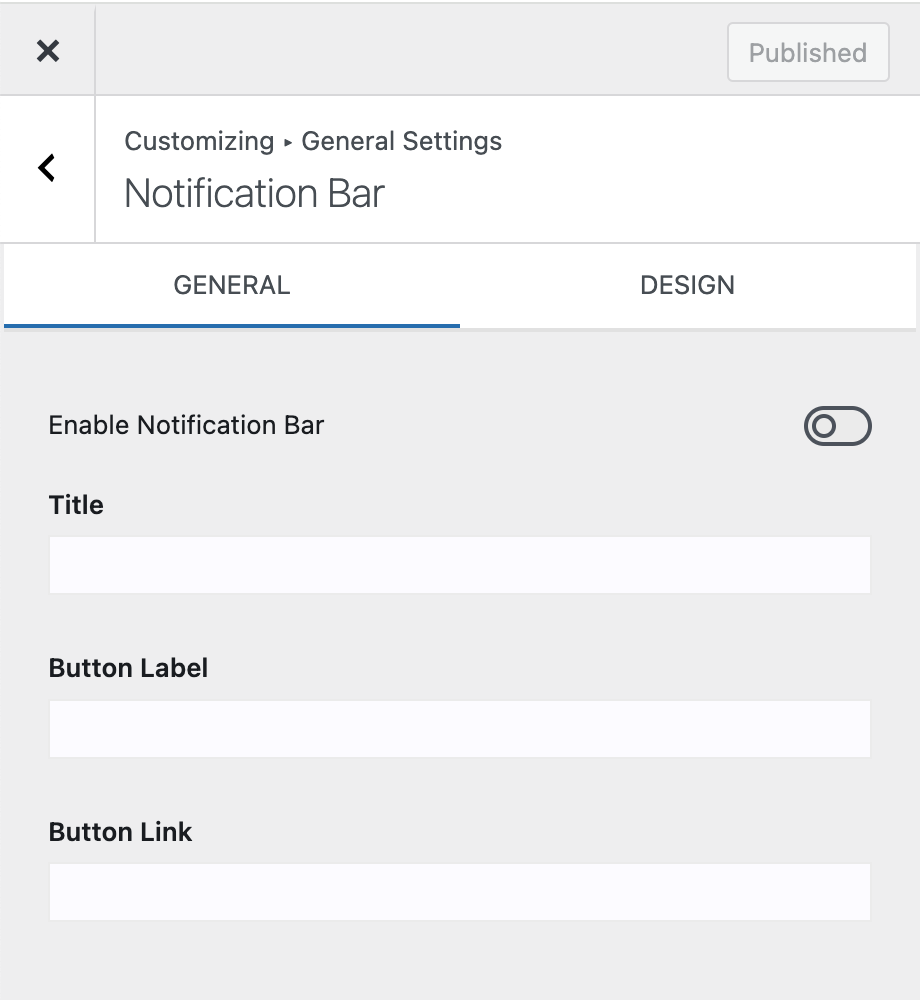 Notification Bar – WP Travel Kit – Documentation